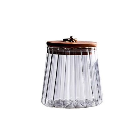 wolftale Glass Storage Jars Transparent Container Crystal Miscellaneous ...