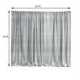 Efavormart 20ft x 10ft Silver Spandex Party Wedding Backdrop ...