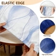 ARTSLION Elastic Tablecloth For Round Tables, Waterproof Tablecover For ...