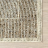 nuLOOM Allyson Modern Geometric Area Rug, 8' 10" x 12', Allyson Sand ...