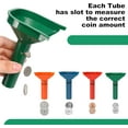 L LIKED Coin Sorter Tray & Coin Sorter Tube - 4 Color Coded Coin ...
