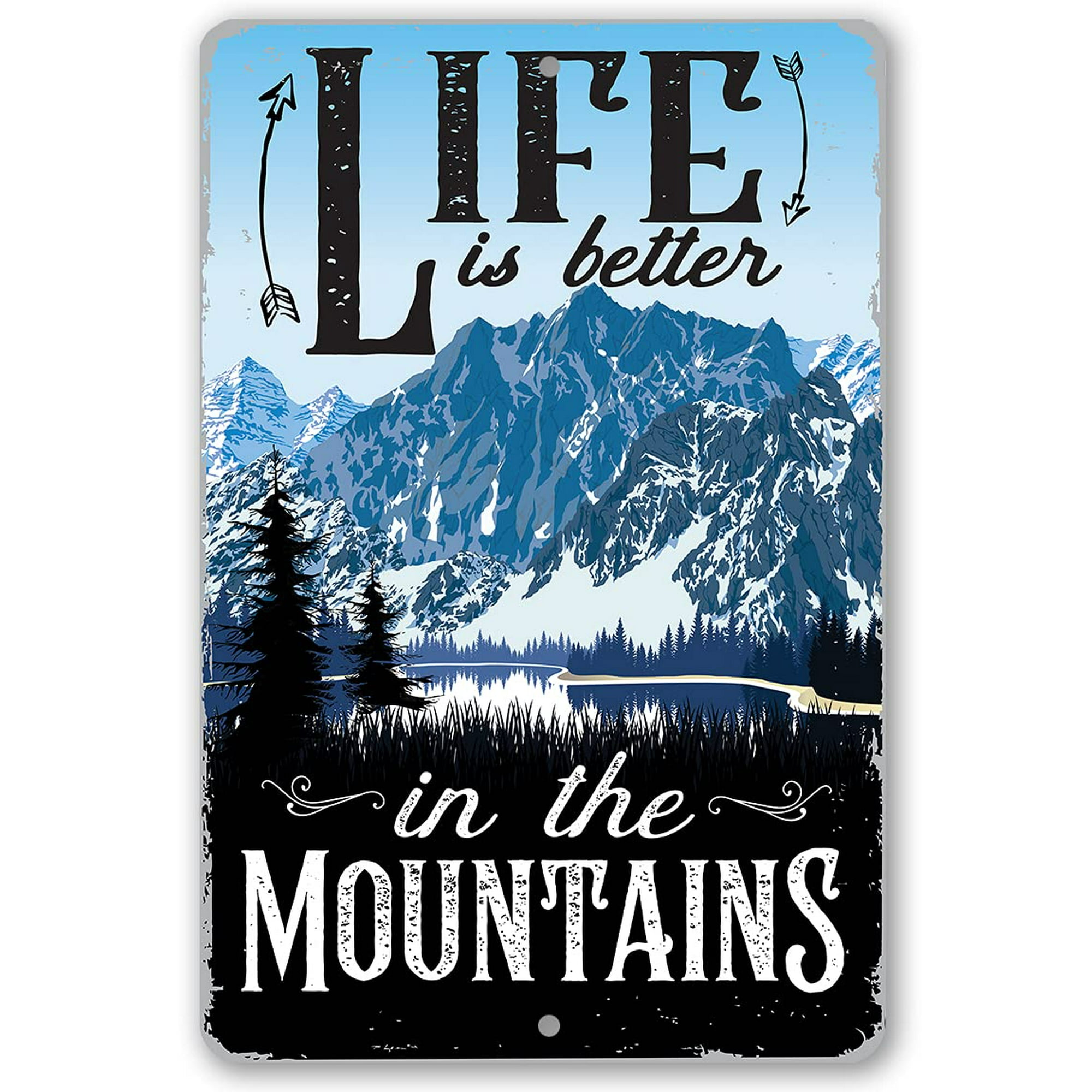 Click here for Aocisuki Life Is Better In The Mountains - Ski Tin... prices