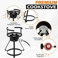 30 Qt Turkey Deep Fryer Set, Aluminum Fish & Seafood Boiler Steamer ...
