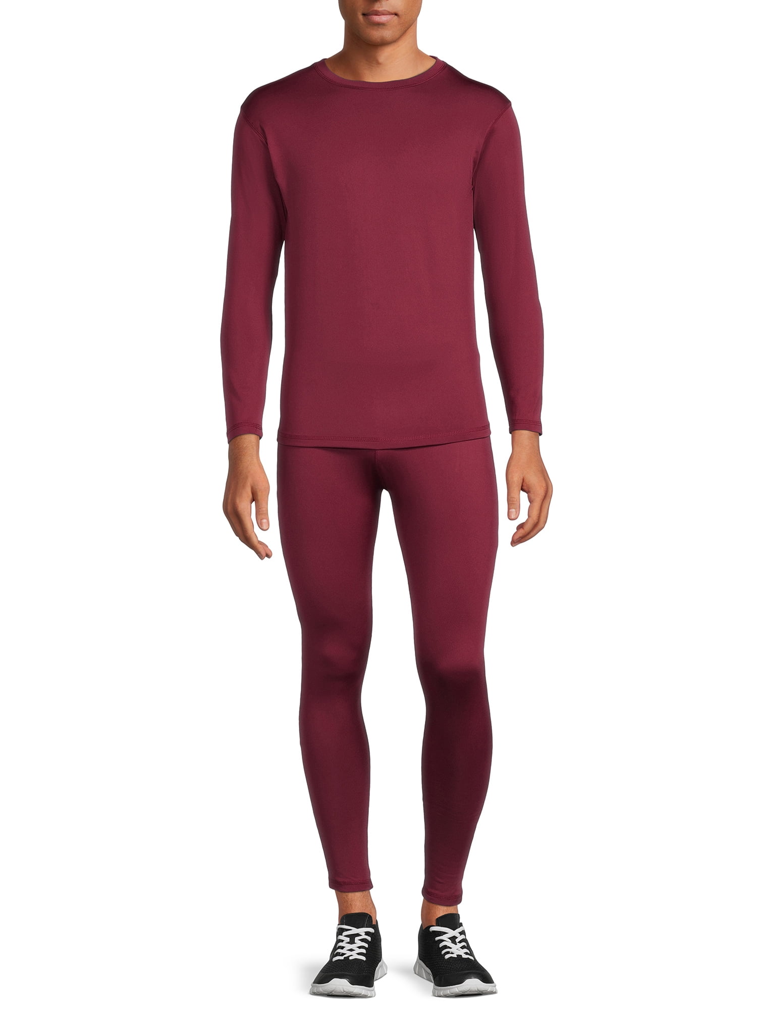 Isotoner Men's Brushed Top and Pants Base Layer Set, 2-Piece - Walmart.com