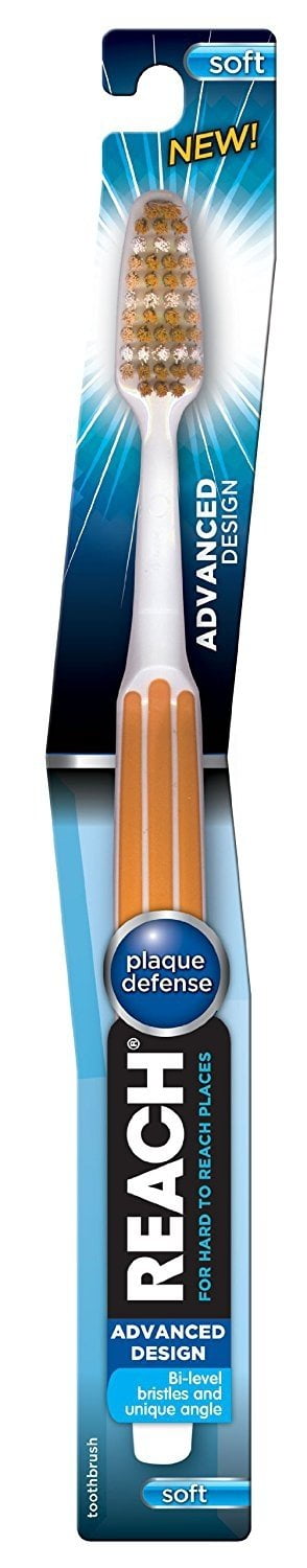 Reach Toothbrush, Full Head, Soft (Colors May Vary) - Walmart.com