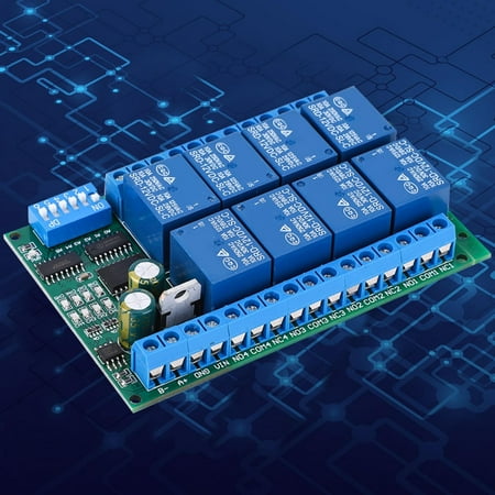 Relay Module, Programmable Control Module Board 6 Commands Relay Board ...