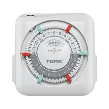 Uninex 24 Hour Mechanical Pin Timer Plug-In with 2 Grounded Outlets ...