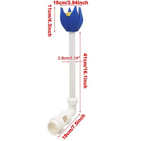 Pool Fountain Jet Waterfall Pool Fountain Spray Lotus Shape Pool Nozzle ...