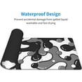 Black Grey White Gaming Mouse Pad Desk Pad XL 31.5×11.8 Inch Japanese ...