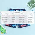 Boys Kids Swim Trunks Quick Dry UPF 50+ Shark Print Multicolor Beach ...
