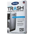BestAir WMCK1335012-6 Heavy Duty Trash Compactor Bags, 16'' D x 9'' W x ...