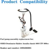 Fuel Pump Replacement for Dominator Raider Assaila Classic 800 UTV ...