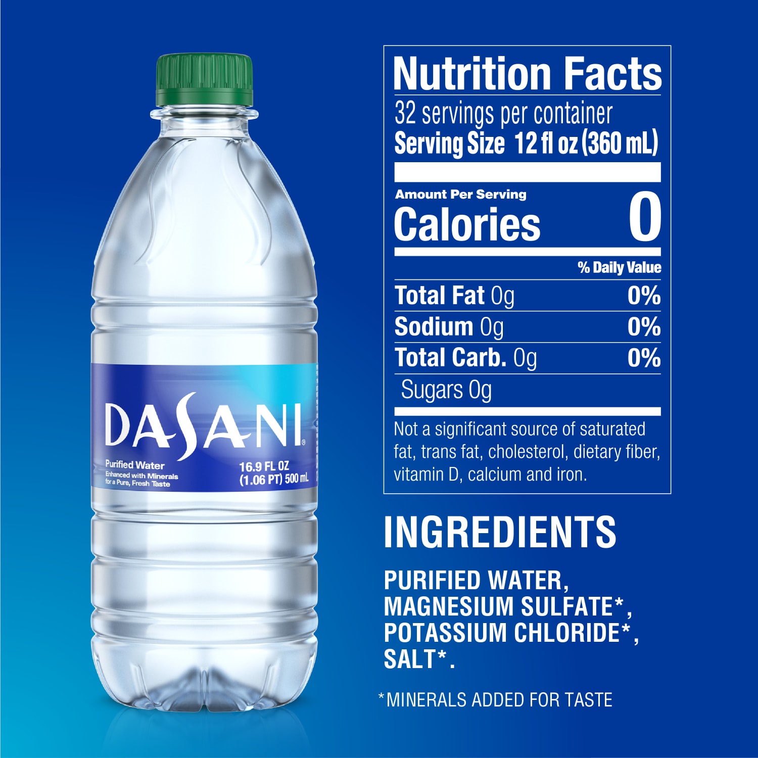 DASANI Purified Enhanced Mineral Water Fl Oz 32 Count 50 OFF DASANI Purified Enhanced Mineral Water Fl Oz 32 Count 50 OFF