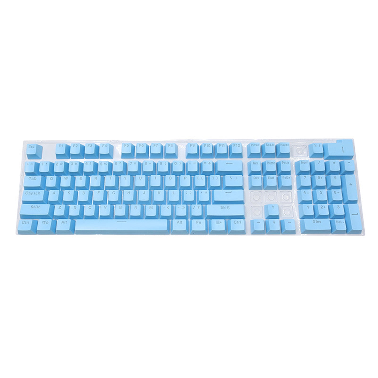 Keycaps Kit, 104Pcs/Set Anti-skid Backlit ABS Solid Color Keycaps ...