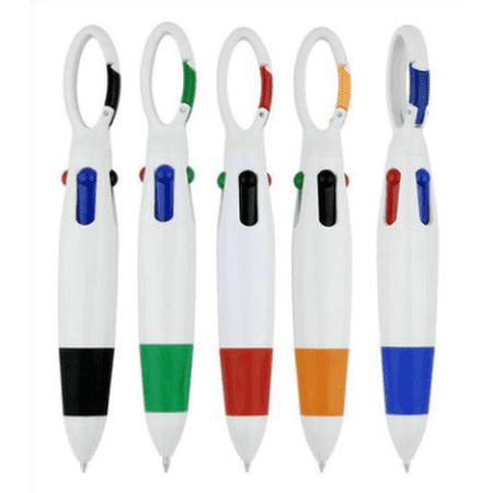 Mini 4-in-1 Multi-Colored Ink Ballpoint Pens with Keychain | Walmart Canada