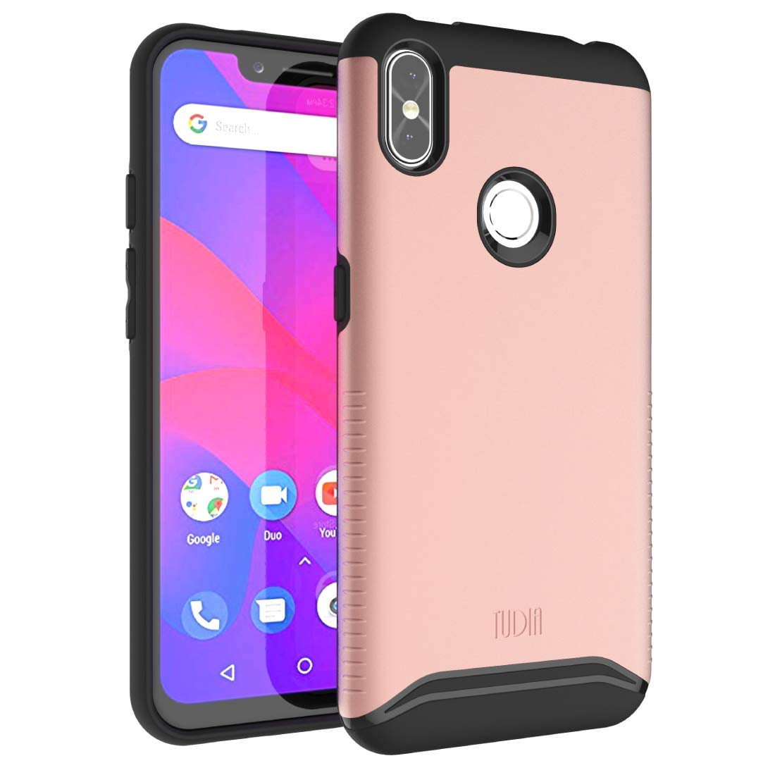 BLU R2 Plus Case, TUDIA Dual layer [Merge] Extreme Protection/Rugged ...