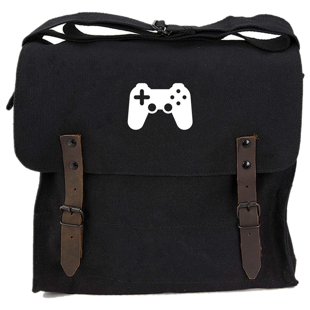 playstation 4 controller Heavyweight Canvas Medic Shoulder Bag in Black ...