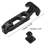 4.33" Rubber Flexible T-Handle Draw Latches Hasp for Golf Cart and Tool ...