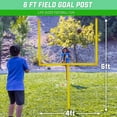GoSports Football Field Goal Post Set Easy Assembly Realistic Game ...