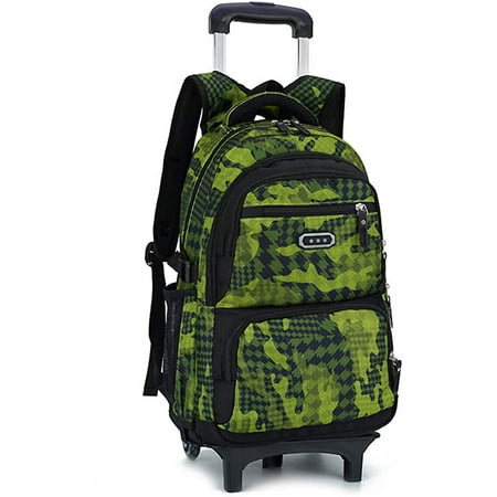 Kids Rolling Backpack Trolley Schoolbag Wheeled Travel suitcase Boys ...