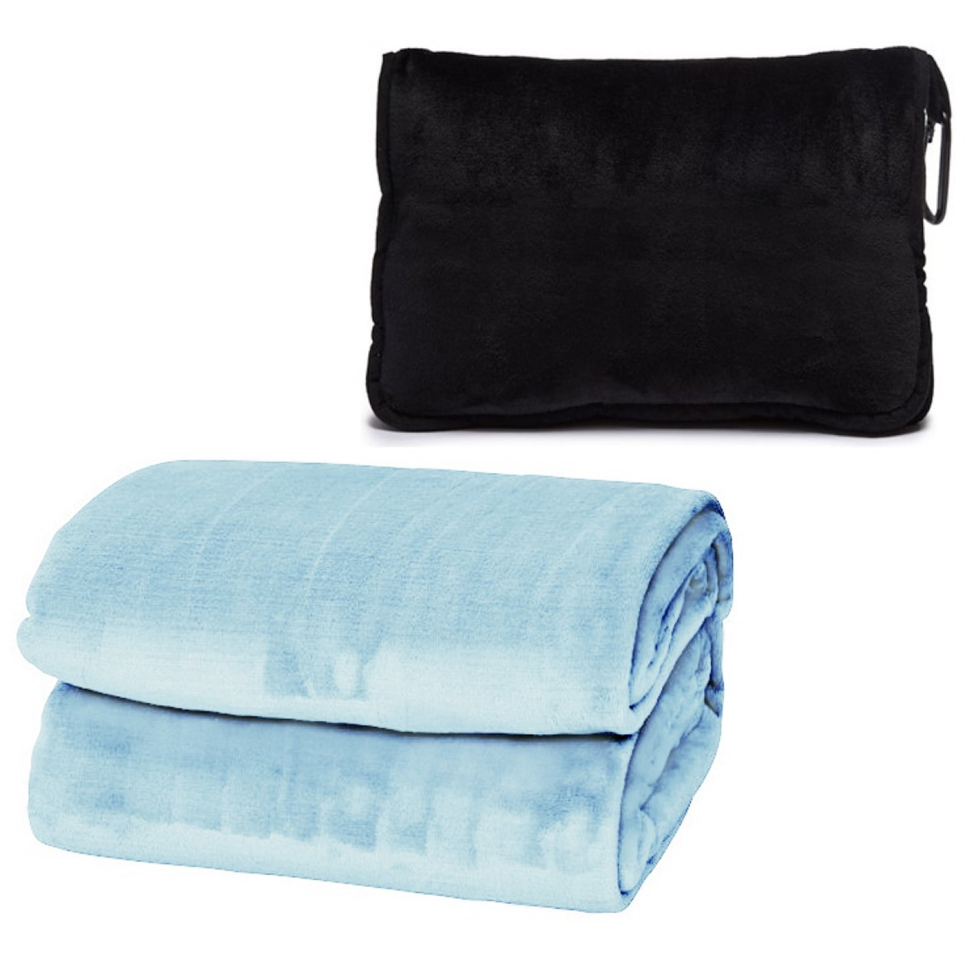 SB Airplane Travel Blanket in Black Case - Compact Set - Walmart.com