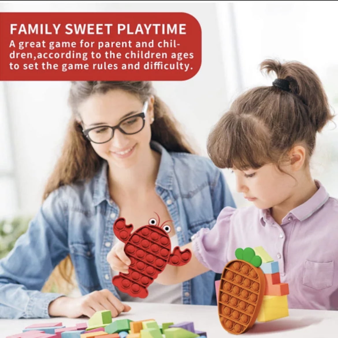 Buy Crab Fidget Sensory Toy Autism special needs Stress Relief Silicone ...