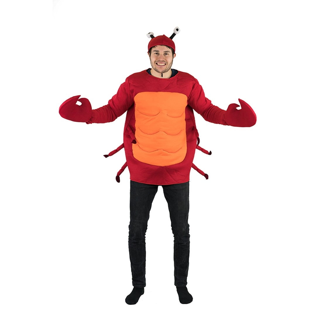 Red Crab Crawfish Costume for Adults (One Size) - Walmart.com