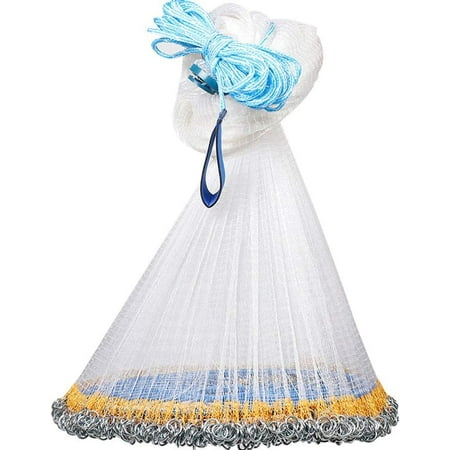 Fishing Nets, Fish Cast Net,Hand Throw Fish Nets Casting Sinker Net ...