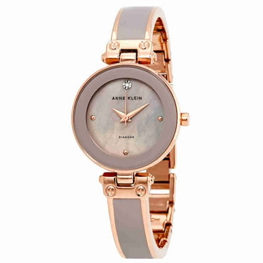 Anne Klein Women's AK-1980BMRG Rose-Gold Two-tone Stainless-Steel ...