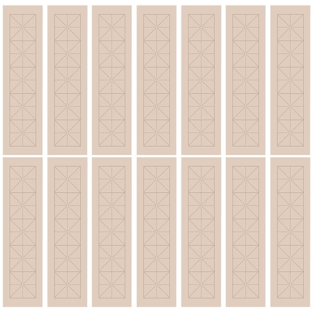 100 Sheets Writing Paper Calligraphy Paper Calligraphy Practicing Rice ...