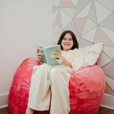 Ultimate Sack 3000: 3ft Grey Suede Bean Bag Chair, Foam-Filled, Machine ...