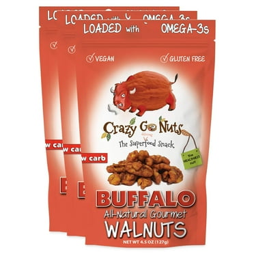 Crazy Go Nuts Walnuts - Banana, 1.25 Oz (6-Pack) - Healthy Snacks ...