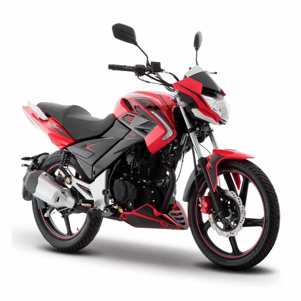 Motocicleta De Trabajo Italika FT250 TS Rojo Negro | Bodega Aurrera en línea