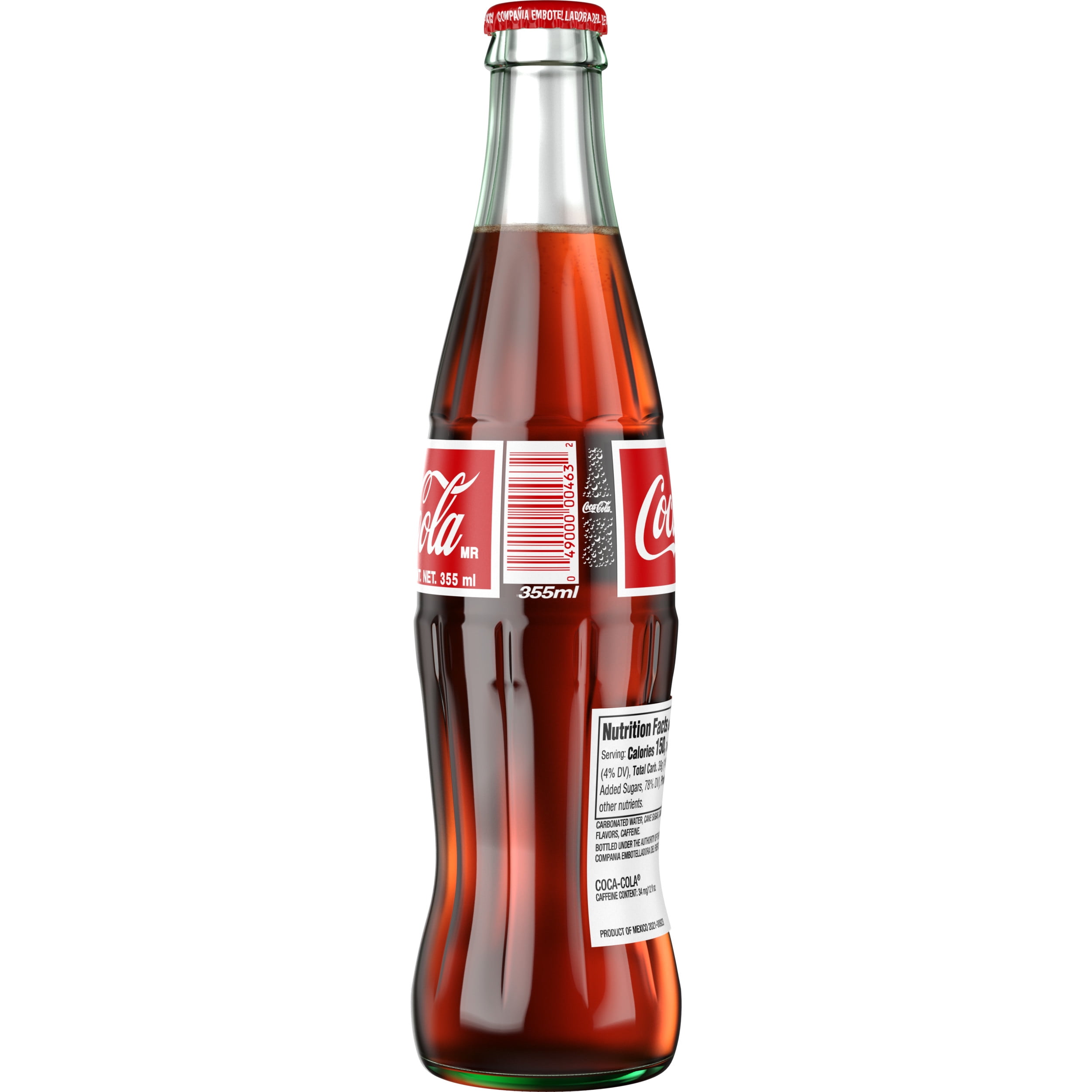 Coca-Cola Cane Sugar Mexican Soda Pop, 355 ml Glass Bottle Best Deals ...