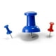 Officemate Giant Push Pins 1.5 Inch, Assorted Colors, Tub of 12 (92902 ...