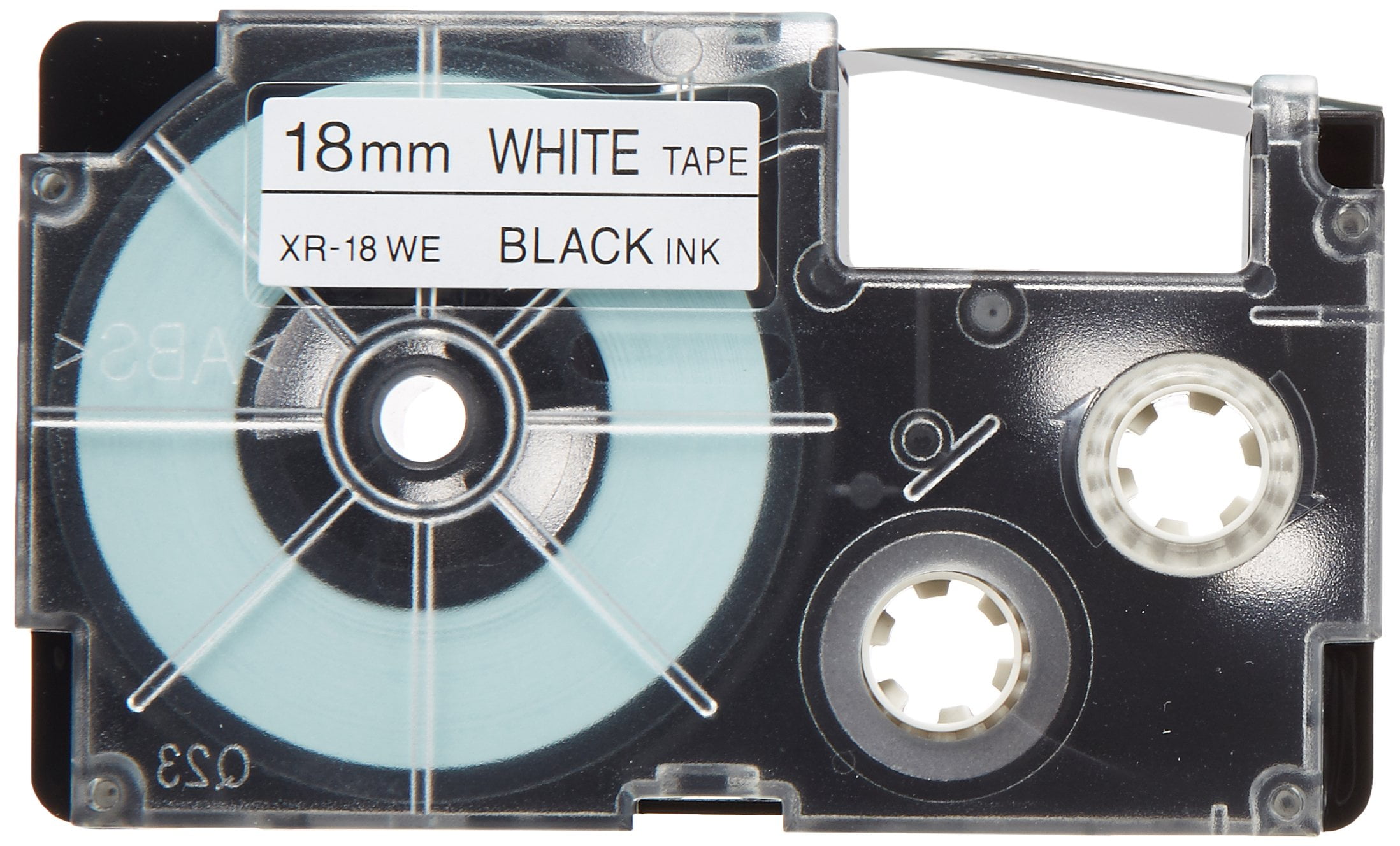 Brandclub - Casio Label Writer Nameland Genuine Tape 18mm XR-18WE-5P-E 5 Black Letters on White