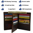 Marshal Bifold Genuine Leather RFID Blocking Wallet For Men Card Slots ...