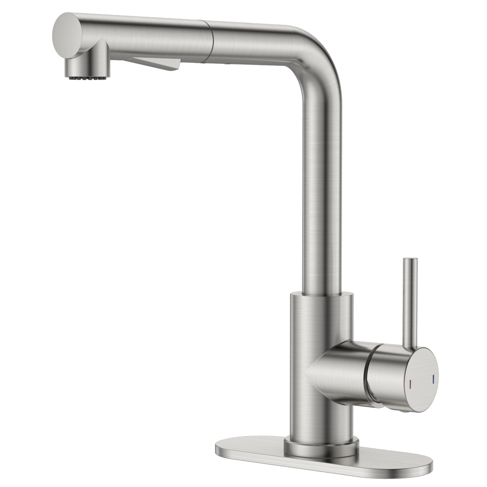 APPASO Brushed Nickel Bar Sink Faucet, Stainless Steel Kitchen Faucets ...