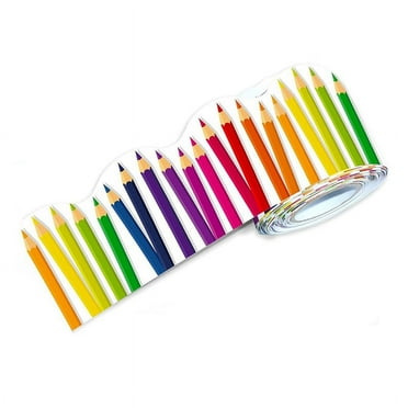 BYNNIX Colorful Trim Border Bulletin Board Border Trim Adhesive Border ...