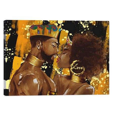 TIMUBA African American Wall Art, Black King and Queen Wall Art, Black Art Wall Art Decor, Black ...