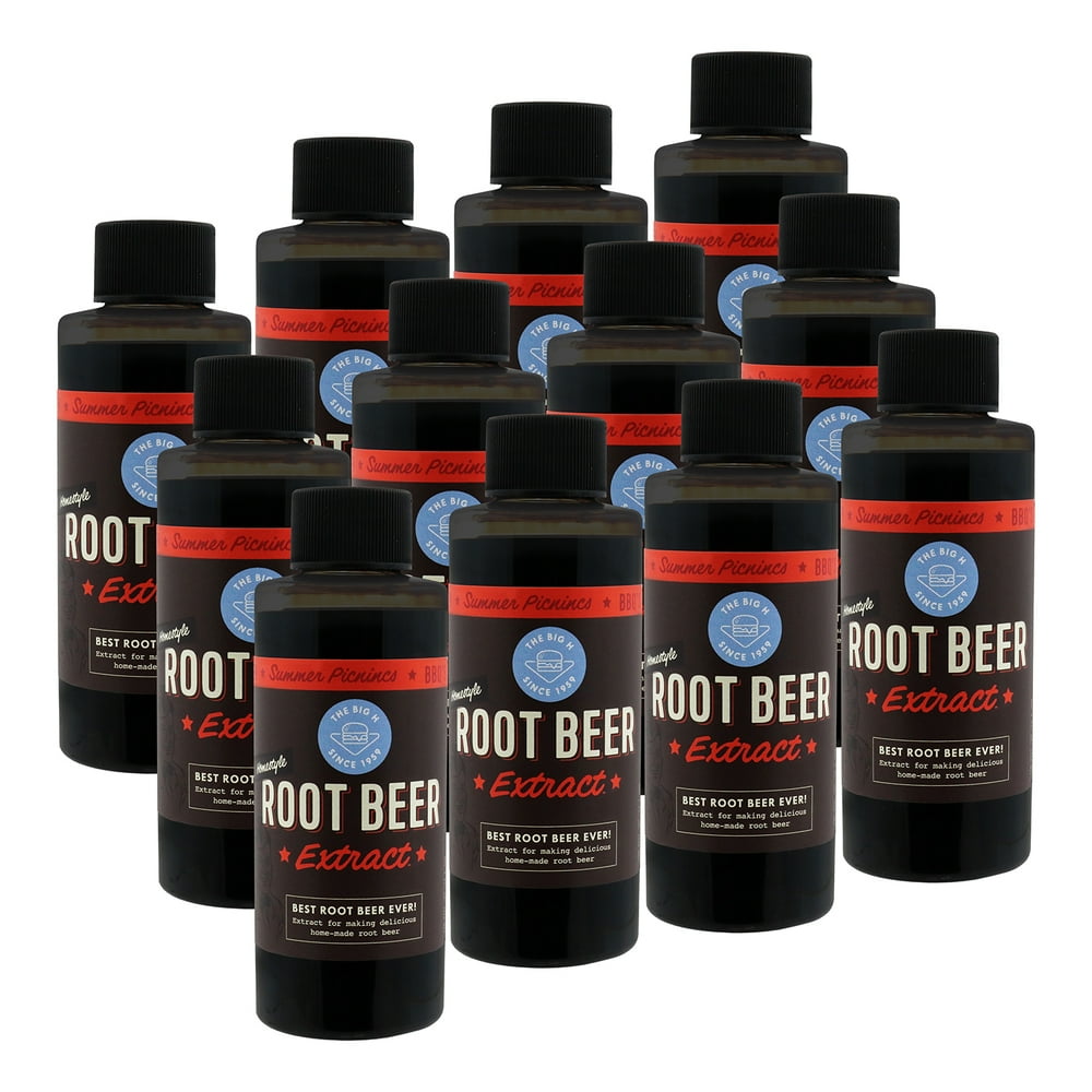 Hires Big H Root Beer Extract, Make Your Own Root Beer 12-Pack ...