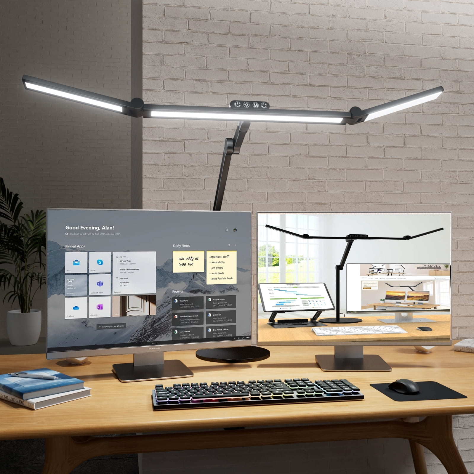 Click here for Awanfi Desk Lamp  24w Led Desk Light For Home Offi... prices