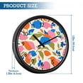 BZSMCE Voice Activated LED Night 12in Clock 12in Clock with Vivid ...