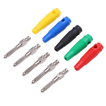 VGEBY Banana Plug,Banana Plug Male Connector,10Pack 4mm 7 Pin Banana ...