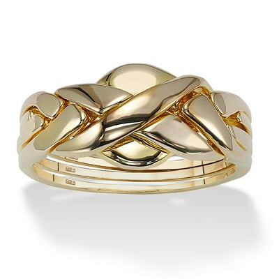 18k Gold plated Sterling Silver Puzzle Ring Egypt Ubuy