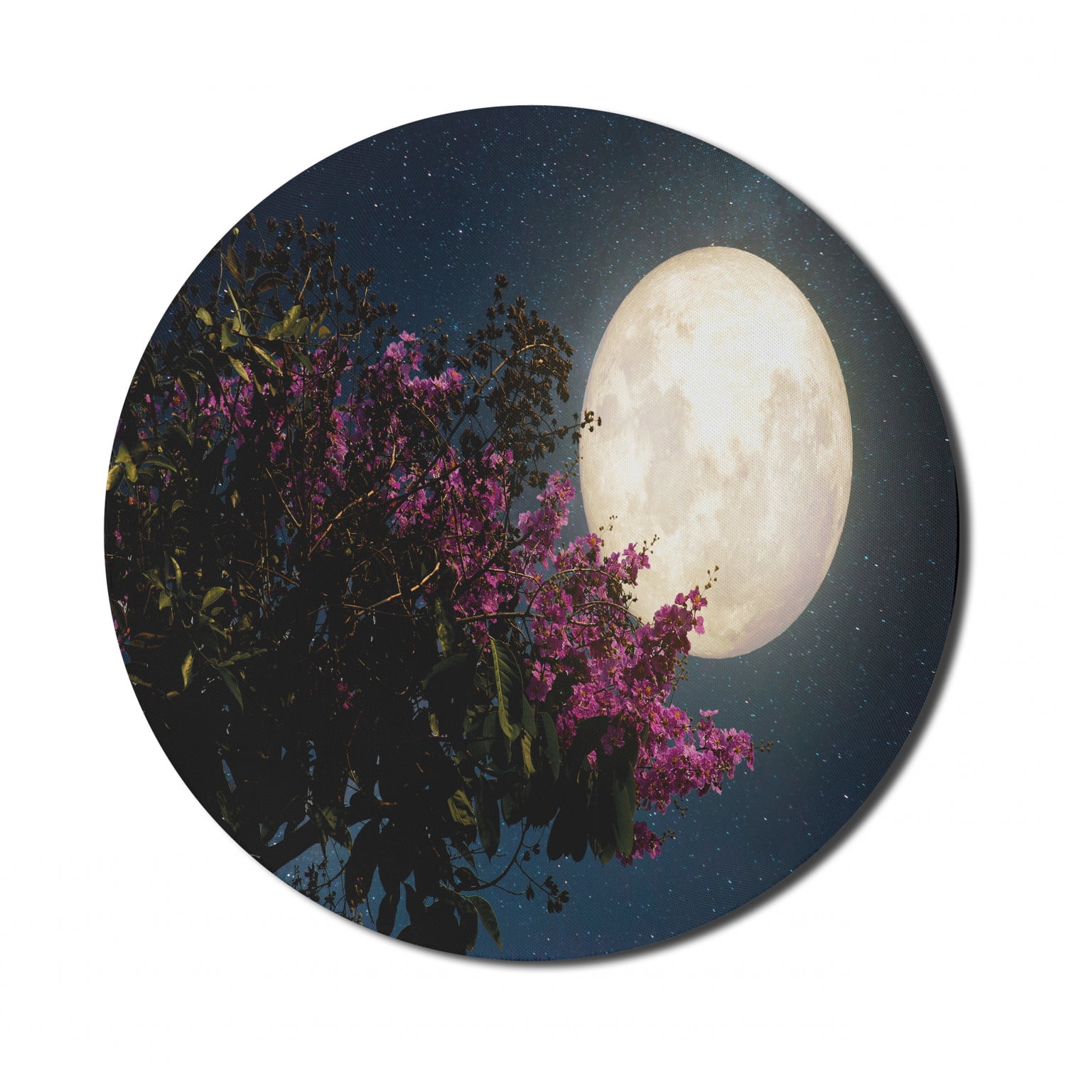 Moon Mouse Pad for Computers, Cherry Blossom Stars from Milky Way ...