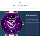 Seno Women's Watch Fashion Ocean Crystal Ladies Quartz Wristwatches ...