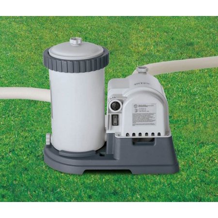Intex Krystal Clear 2500 GPH Pool Filter Cartridge Pump With Timer (2 ...