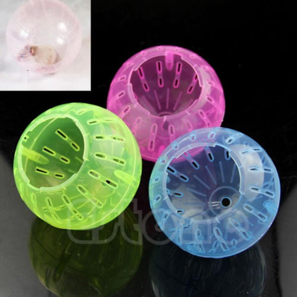 3PCS Hamster Rolling Ball Pet Dogs Toys Running Ball Plastic Grounder ...