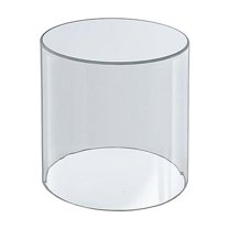 Azar Displays 556406 Clear Acrylic Cylinder Display, Plastic Round ...